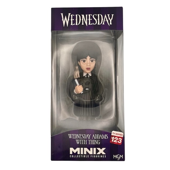 MINIX | Toys | Wednesday Addams With Thing The Addams Family Minix ...